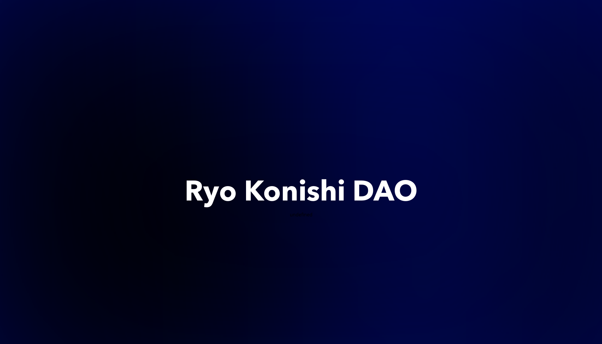 Ryo Konishi DAO | Dework